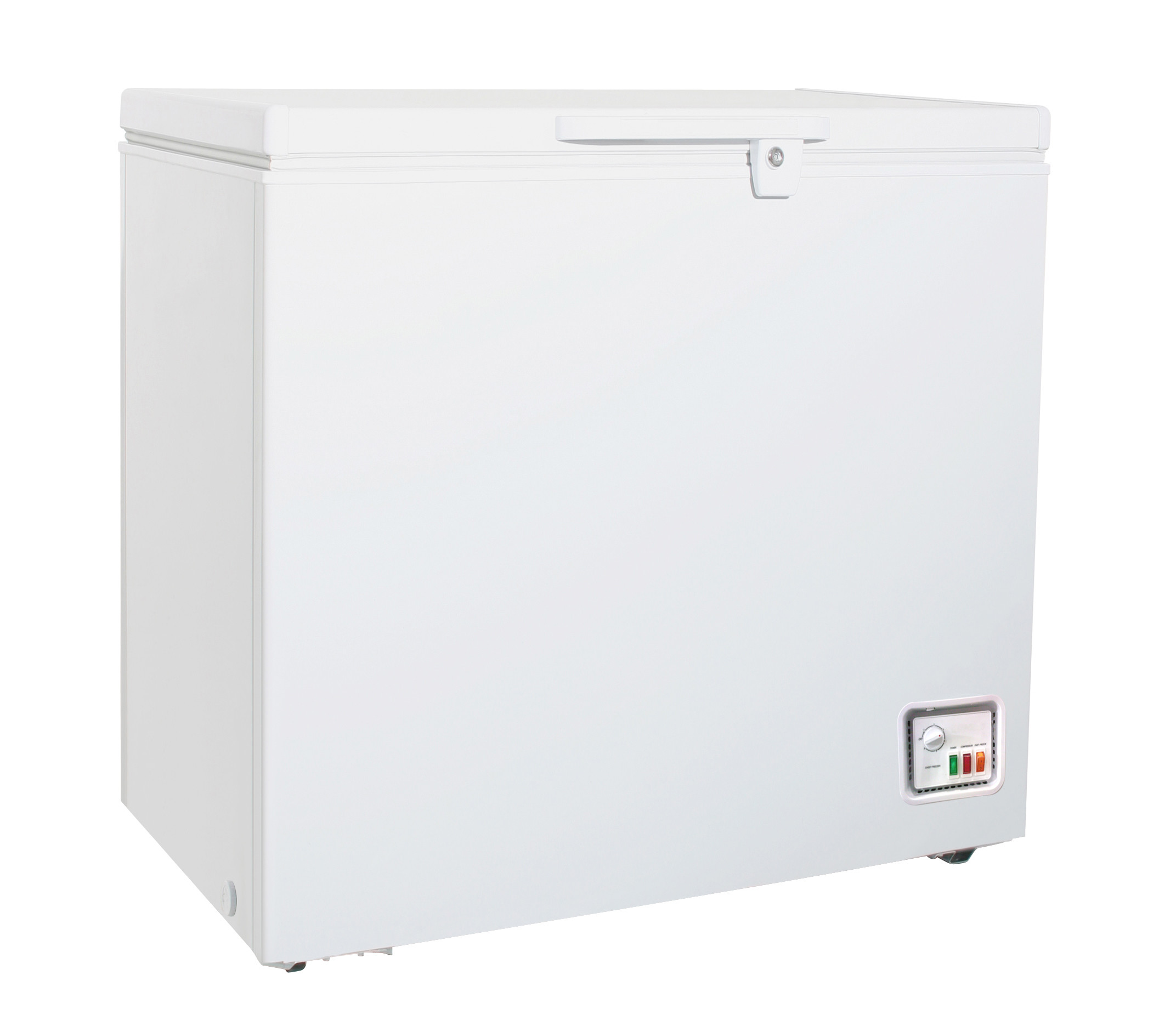 White Energy Efficient Chest Freezer 200 Liter With Fast Freezing Knob